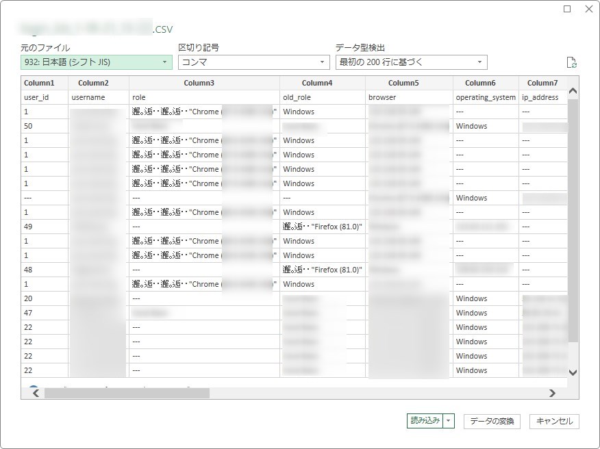 Excel（エクセル）のデータが文字化けした場合の直し方（修正方法）